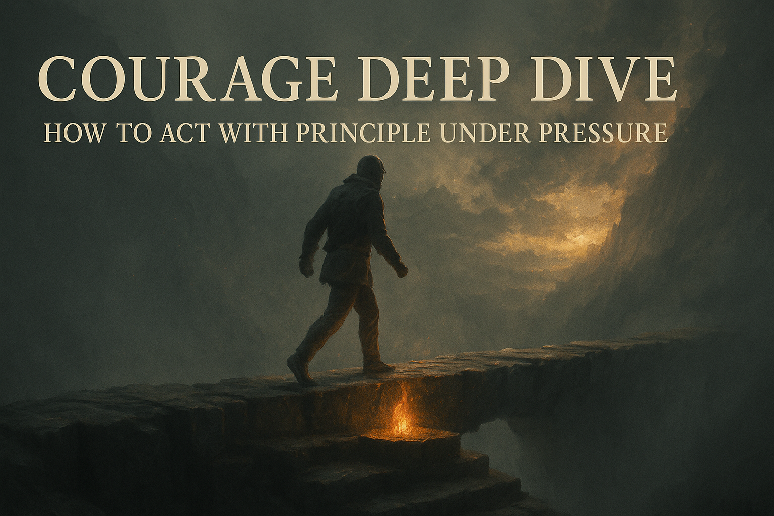 Courage: The Strike That Shapes Destiny - The Living Ethos