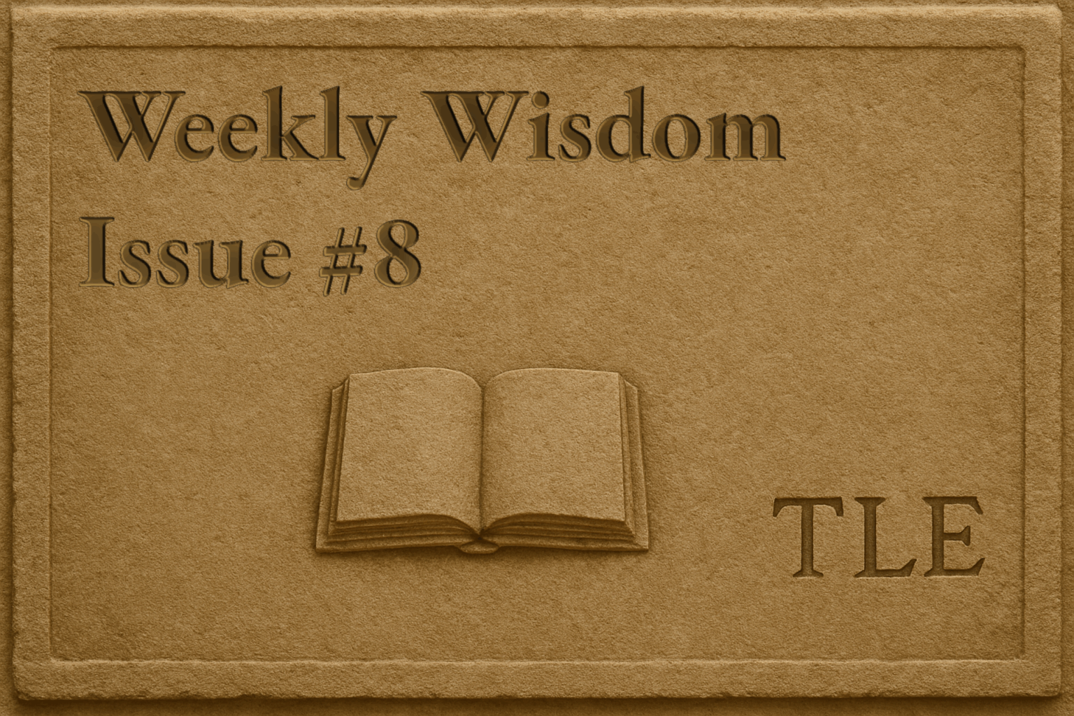 Weekly Wisdom Issue #8: The Key in the Dust - The Living Ethos